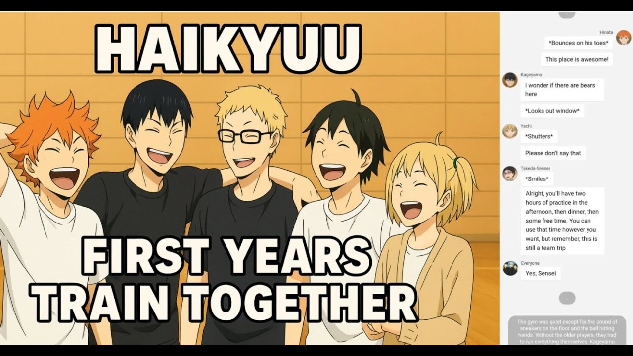 Karasuno first years become a team | #textstory #haikyuu | @Tigerca13 ...