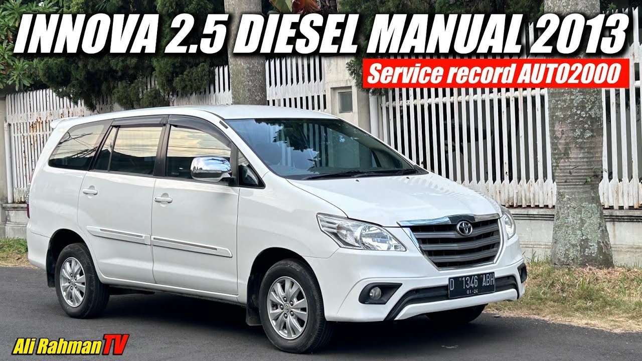 DIJUAL- INNOVA 2.5 DIESEL 2KD MANUAL 2013 BARONG - YouTube