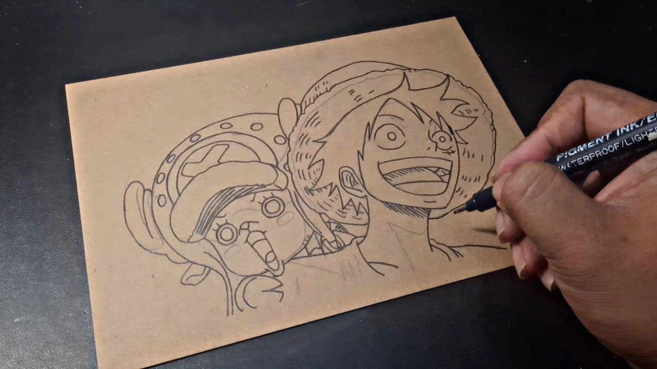 🔴 Drawing Luffy x Chopper Part 1 ( Malam mingguan yuk ) 😁 - YouTube