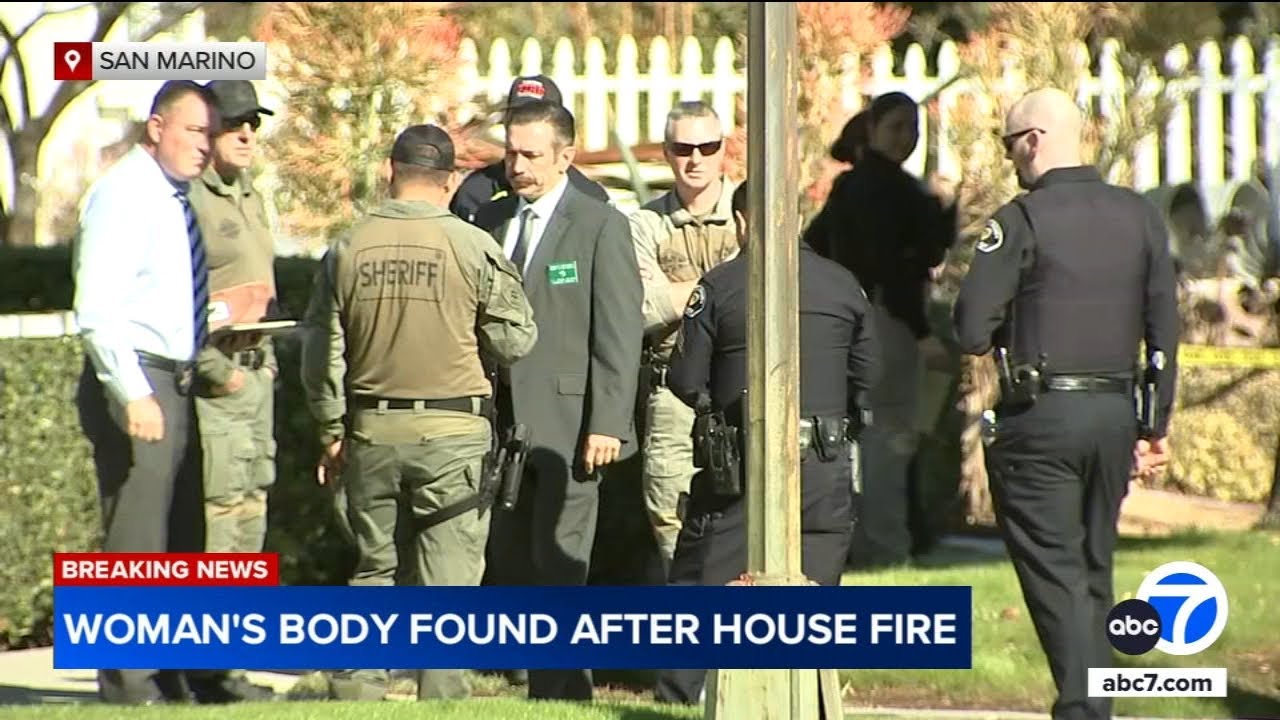 Woman's body found after crews extinguish fire at home in San Marino ...