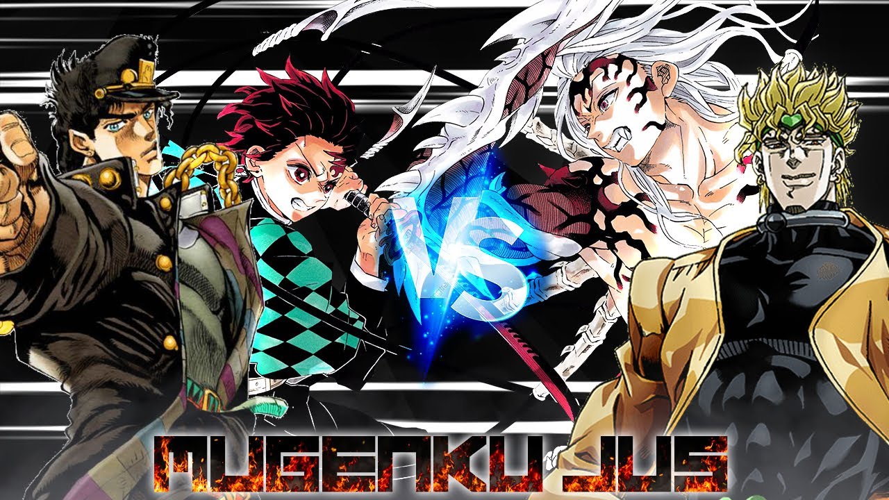 Jotaro P6 & Tanjiro HK vs Dio Brando & Muzan [Protagonist vs Antagonist ...