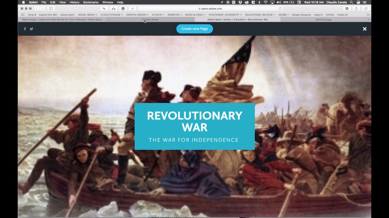 Adobe Spark Page - Adding Buttons - YouTube