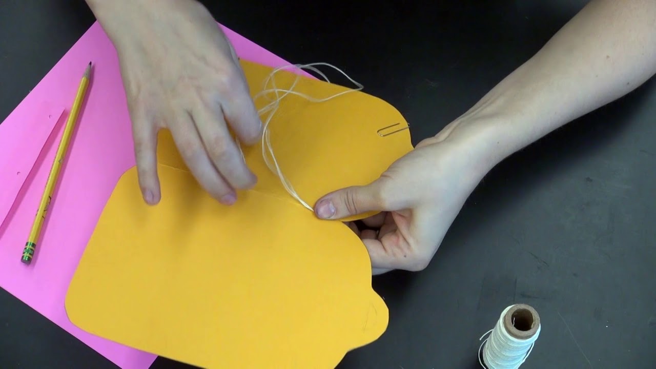 Book Making: How To Sew A Pamphlet Stitch - YouTube