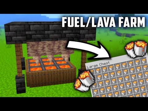 FUEL/LAVA FARM BUILD FOR YOUR MINECRAFT WORLD | #minecraft #subscribe # ...