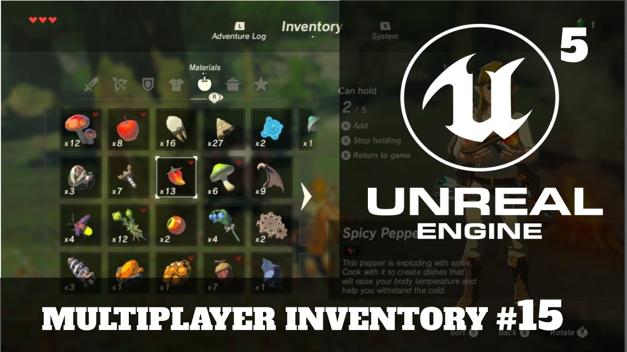 UE5 - Multiplayer Inventory Component #15 - Improved Category Buttons ...
