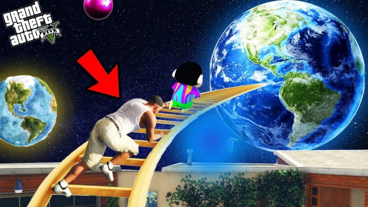 FRANKLIN TRIED IMPOSSIBLE CURVY ROAD TO HEAVEN RAMP CHALLENGE CARS ...