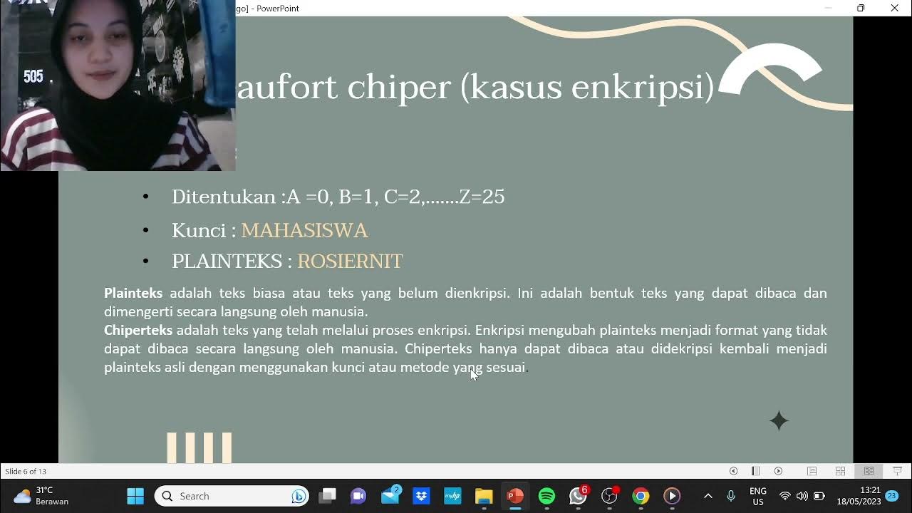 Kriptografi Beaufort Chiper - YouTube