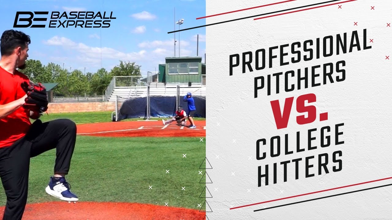 Pro Pitcher vs. College Hitters (Part 1) - YouTube
