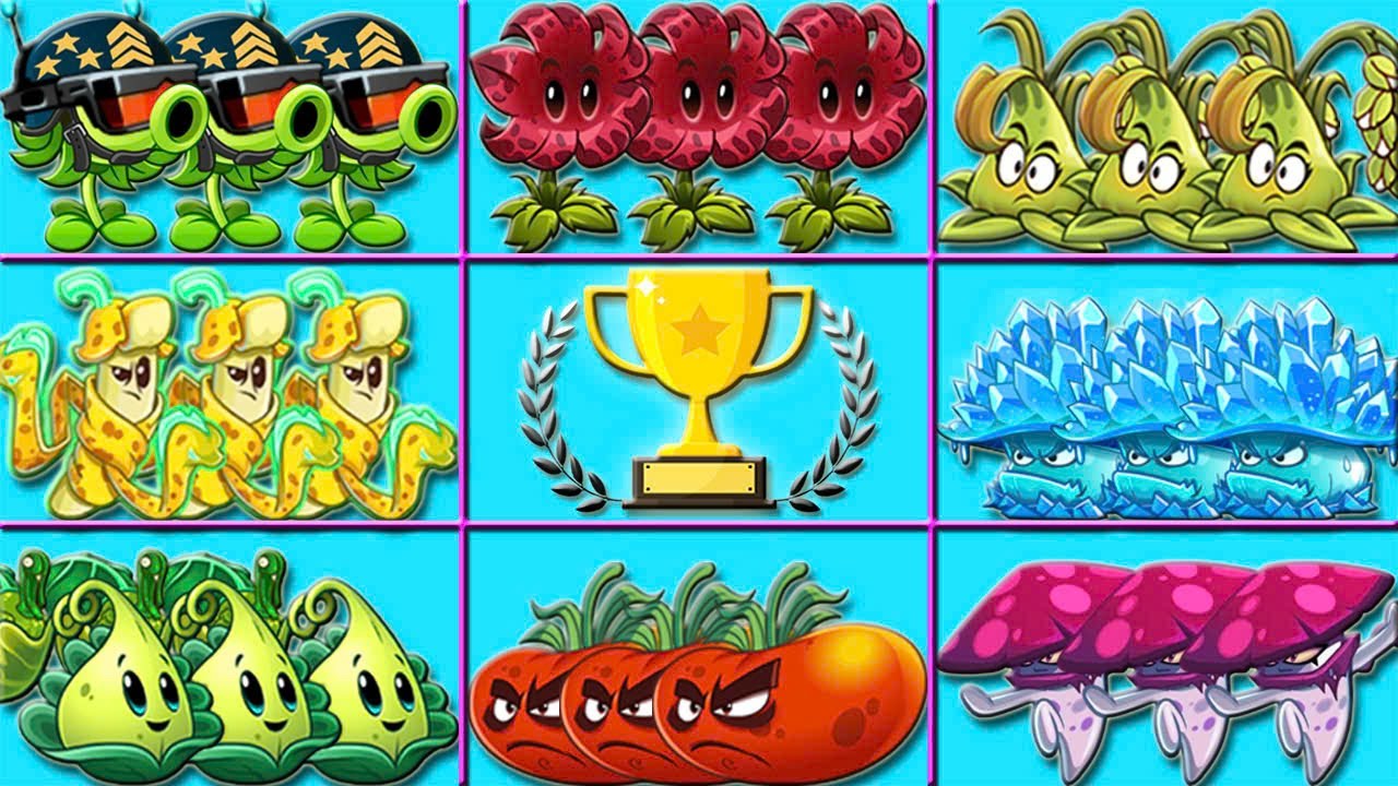 Tournament All Best Plants *3 - Who Will Win? - Pvz 2 Plant vs Plant ...