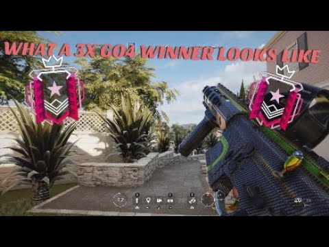 How A 3x Go4 Winner/Champion Plays - RAINBOW SIX SIEGE - YouTube