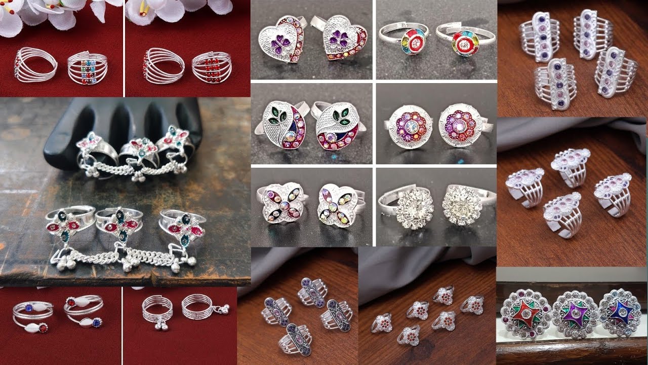 New beautiful designer silver bichhiya,silver bichiya design, daily use ...