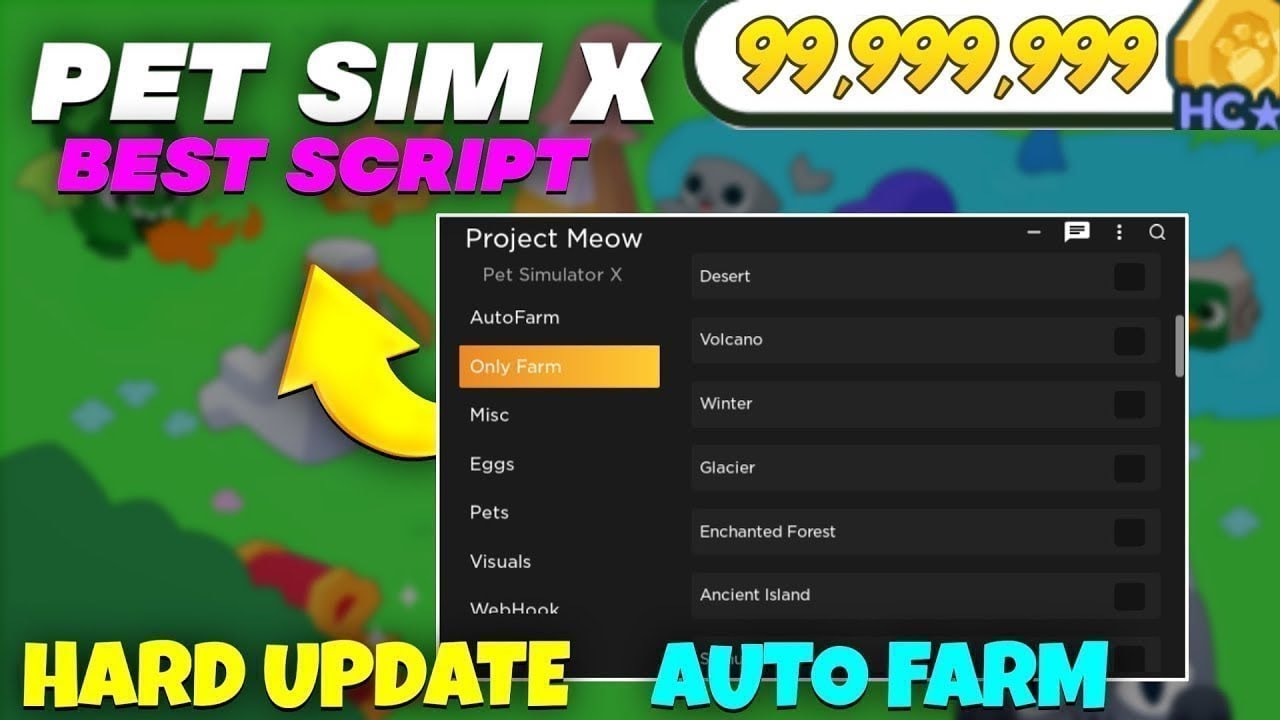 Pet Simulator X Script |Auto Farm Auto Collect Coins/More|Pet Sim X ...