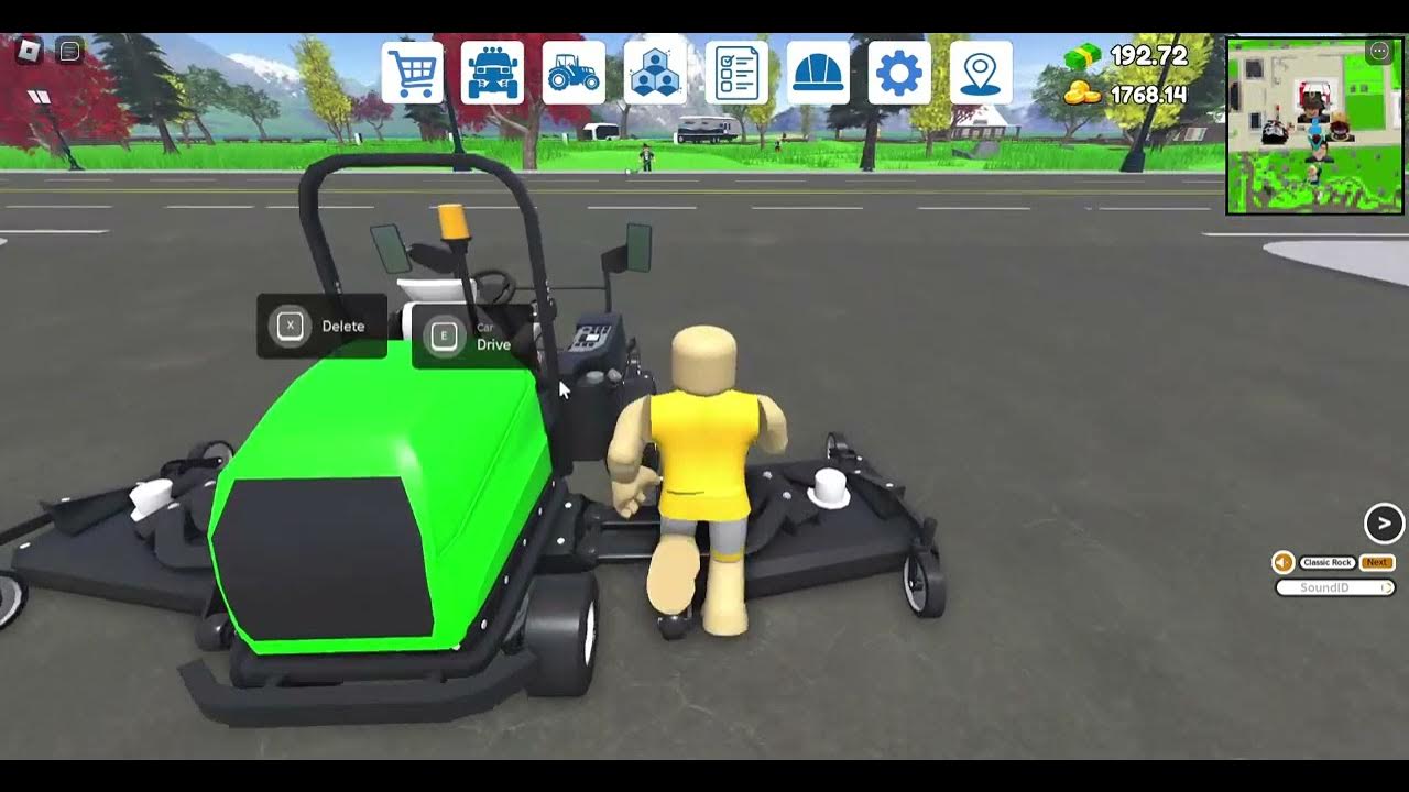 Roblox Cut the grass RP my new mover - YouTube