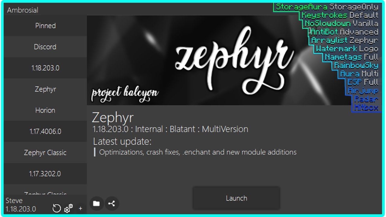 New Best MINECRAFT Windows 10 HACKED CLIENT (Zephyr an Horion) For ...