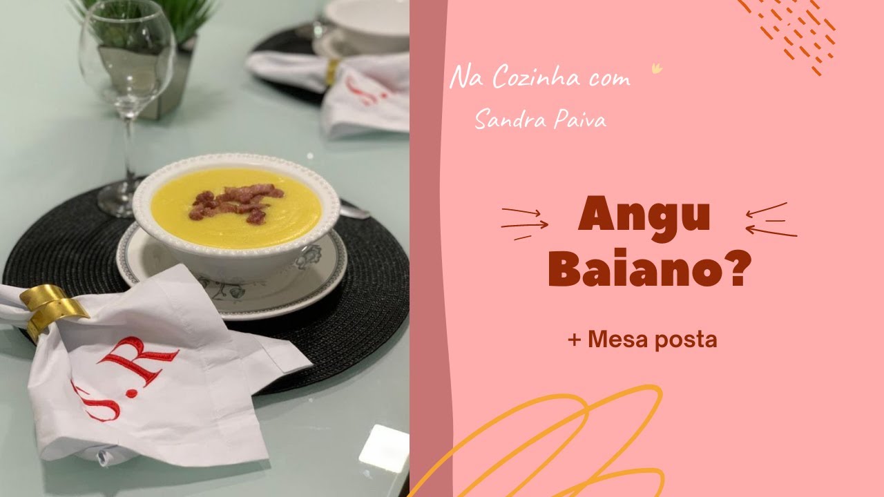 Receita de Angu Baiano diferenciado + Mesa posta 😍 - YouTube