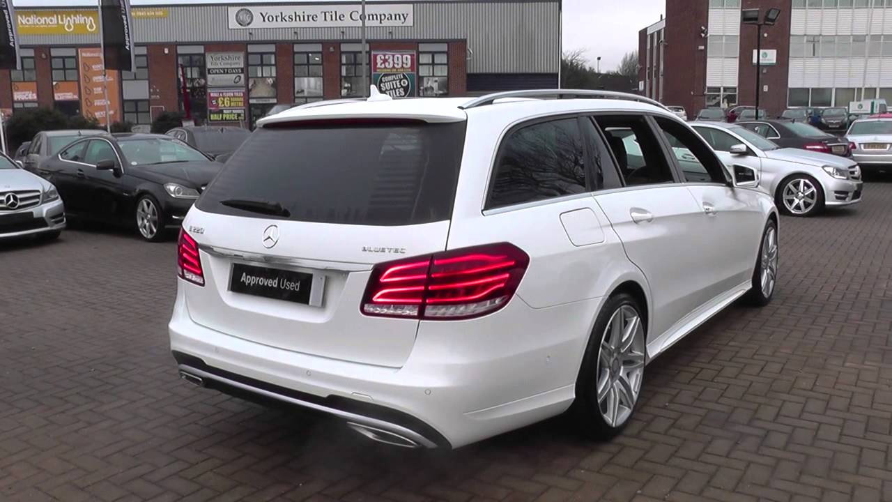 Mercedes-Benz E CLASS E220 BlueTEC AMG Line 5dr 7G-Tronic U22765 - YouTube