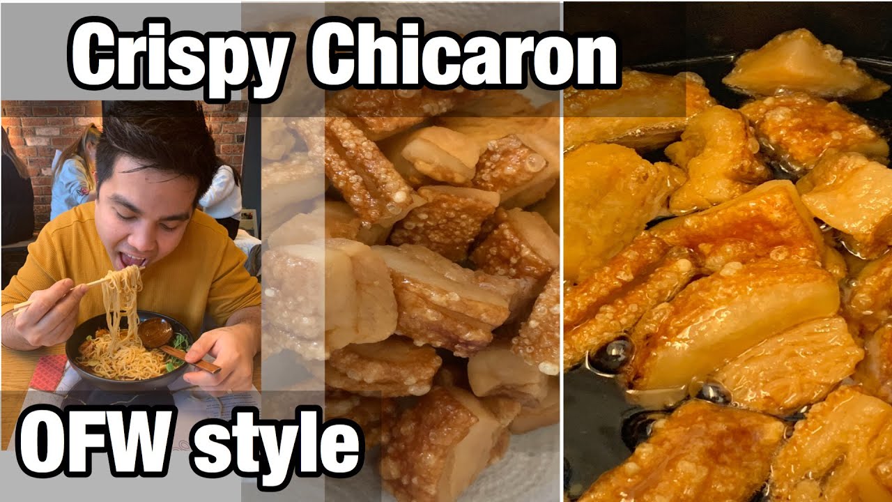 How to make a crispy Home made CHICHARON OFW style - YouTube