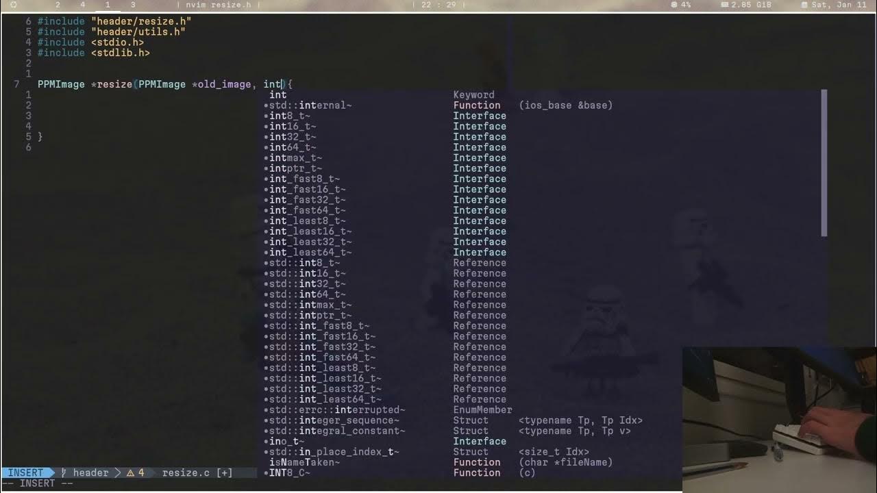 Started resizing | Programming every day until idk, i feel like stopping i guess | DAY 24 - YouTube