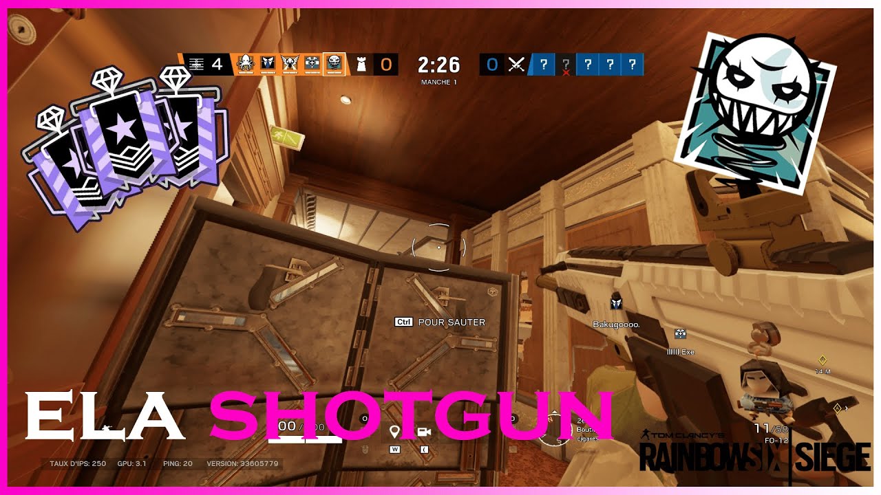 ELA SHOTGUN - Rainbow Six Siege - YouTube