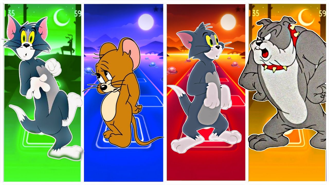 Tom & Jerry || Tiles Hop - YouTube
