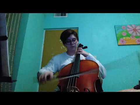 Violeta Arredondo - Cello - OAcademy Audition - Bach Brandenburg Concerto No. 3 Mvt. 1 Bar 114-119