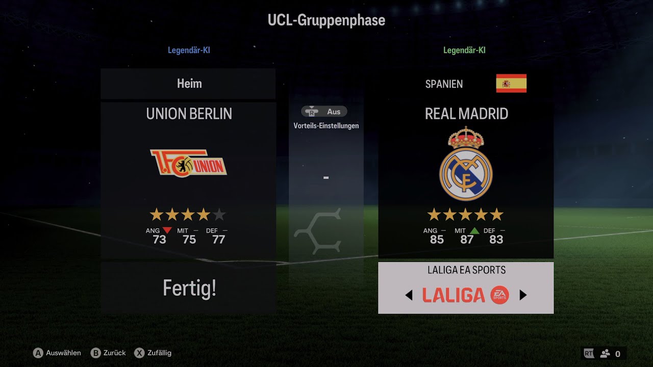 Lets Simulate FC 24 Champions League Gruppenphase 6. Spieltag 1. FC ...