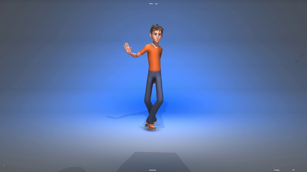 3D Character Animation - Ray Dance - YouTube
