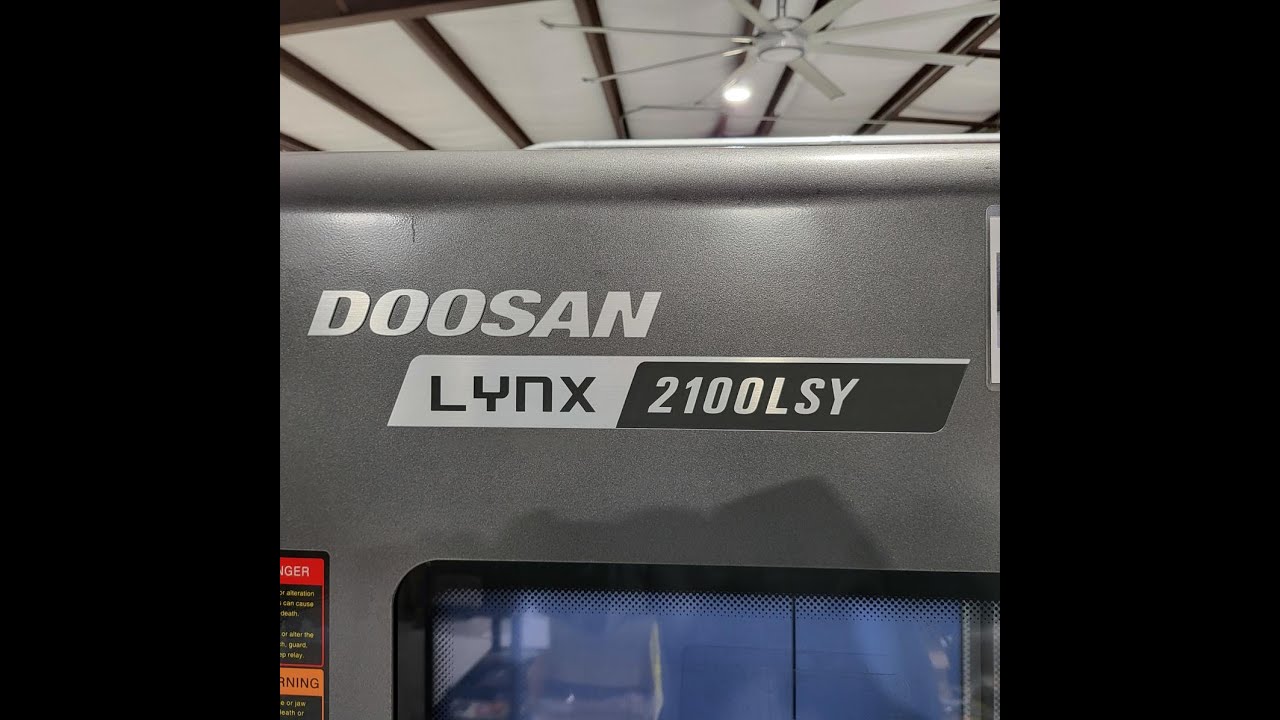 Doosan Lynx 2100 LYSA With LNS BarFeeder & Tool Setter - YouTube
