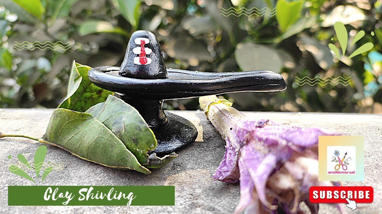 Easy Clay Shivling Making at Home/How to Make Shivling at Home ...
