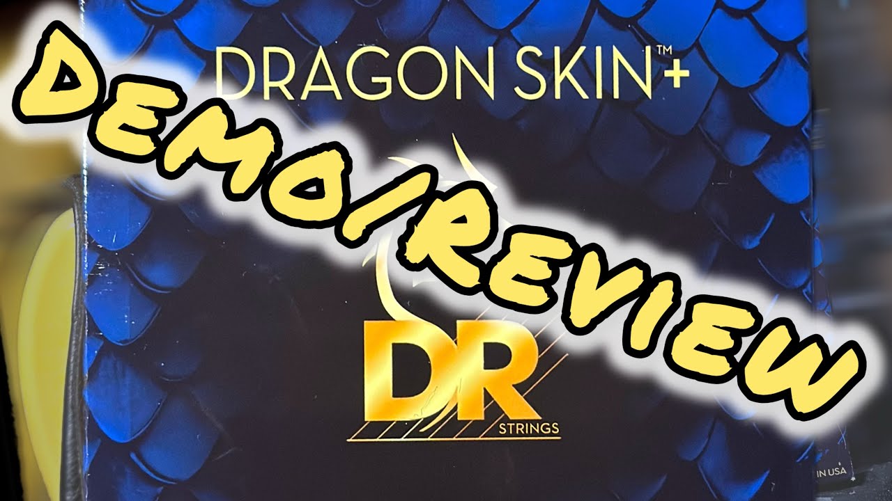 DR Dragon Skin + (plus) Nickel bass strings Demo / Review - YouTube