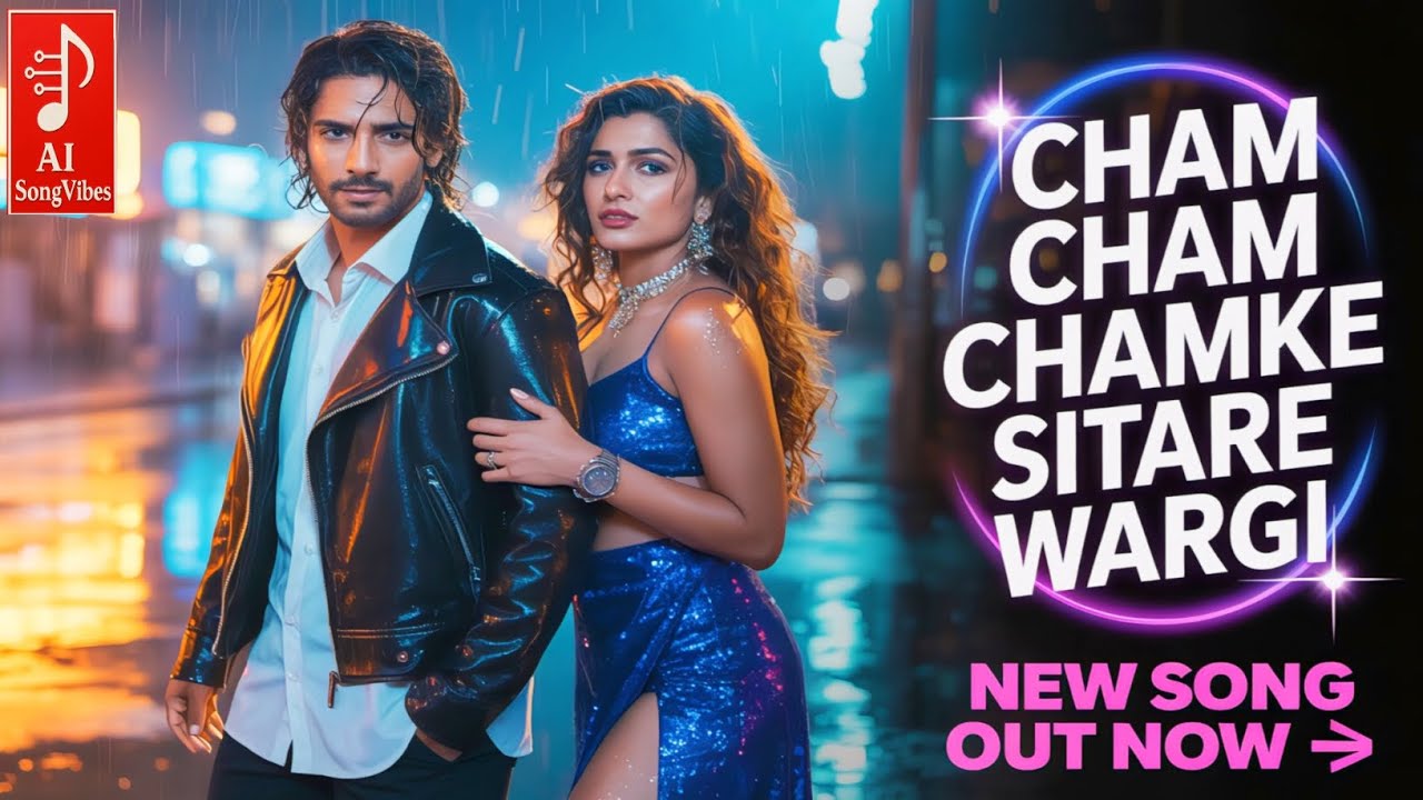 🌟 Cham Cham Chamke Sitare Wargi | New Hindi Romantic Song 2025 | AI SongVibes | Bollywood Vibes ...