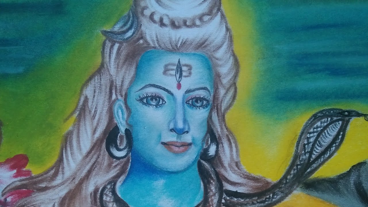 how to draw & shading with soft oil pastels/ easy &fast. - YouTube