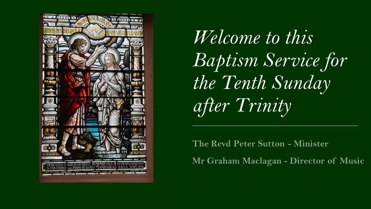 Service for the Tenth Sunday after Trinity - YouTube