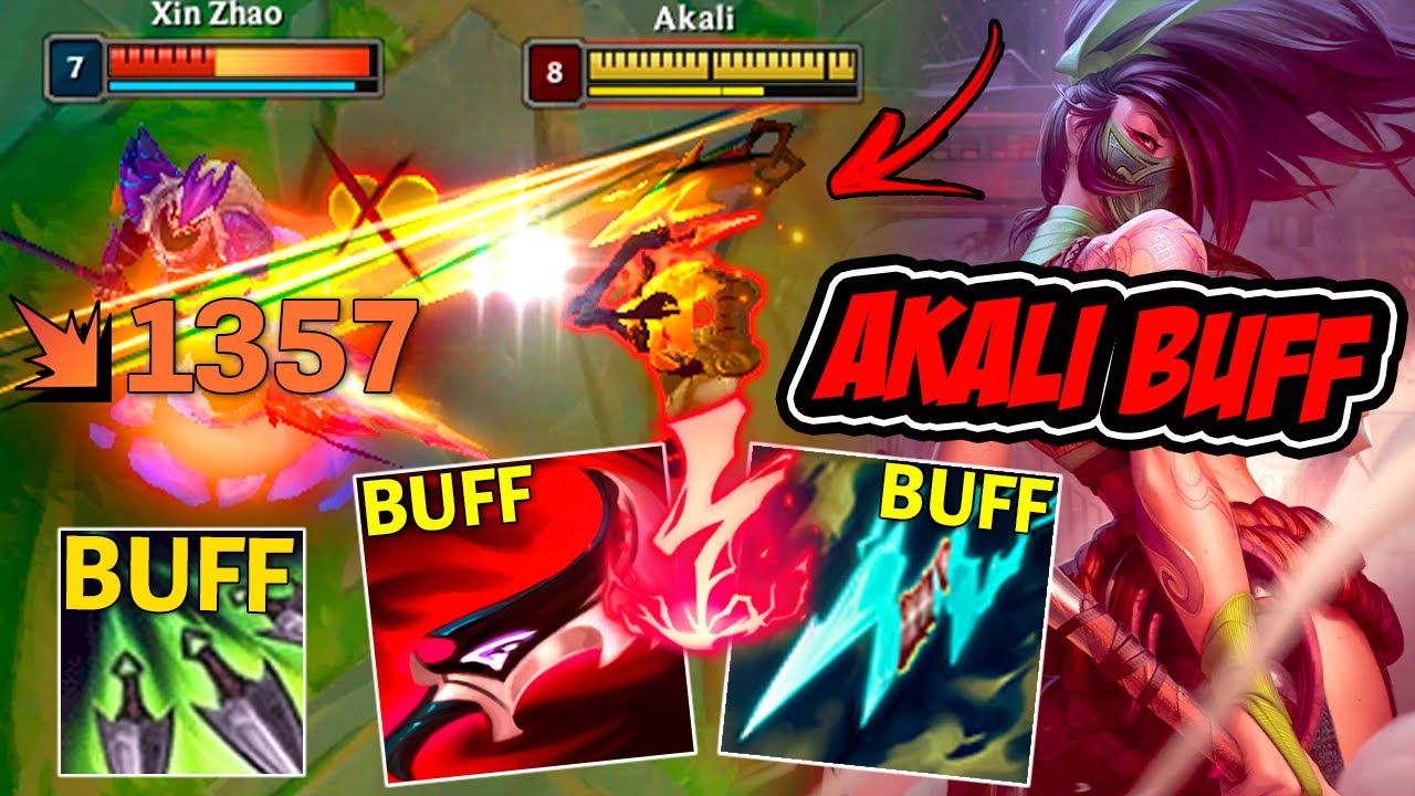 AKALI AD LETALIDADE FICOU MUITO FORTE DEPOIS DESSES BUFFS !! - LEAGUE ...