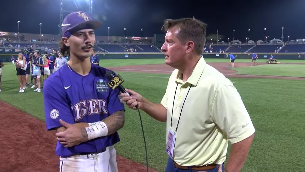 LSU Baseball Postgame: Jordan Thompson - YouTube