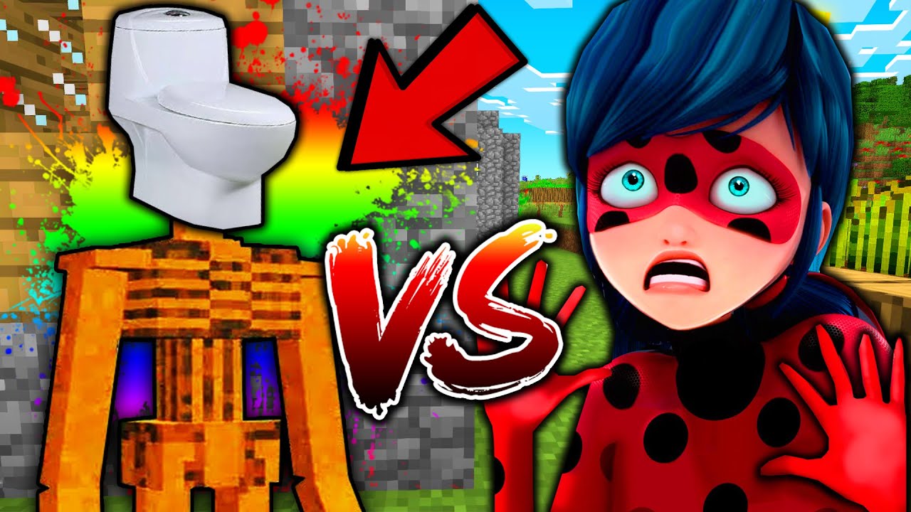 LADYBUG - MINECRAFT BATTLE NOOB vs PRO vs HACKER vs GOD - LADYBUG GIRL ...