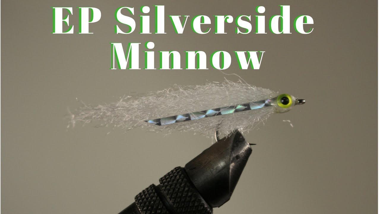 EP Silverside Minnow Fly Tying Video (Glass Minnow) - YouTube