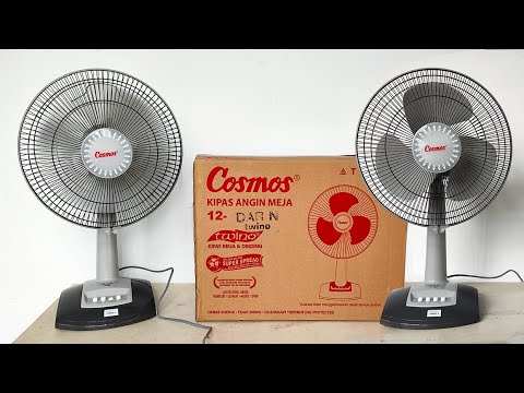 Unboxing Kipas Angin meja Cosmos 12 DARN Twino | Desk Fan - YouTube