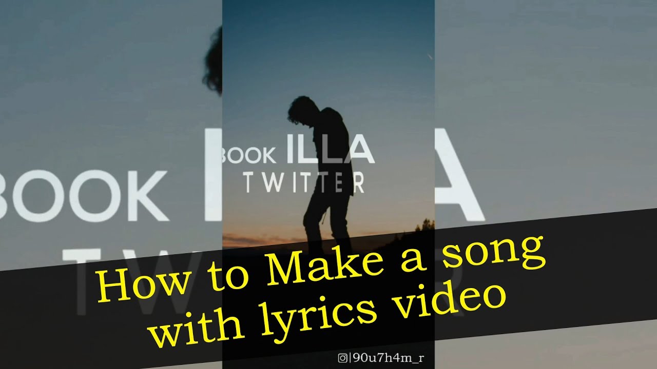 How to Make a song with lyrics video Kinemaster & Quick App - YouTube