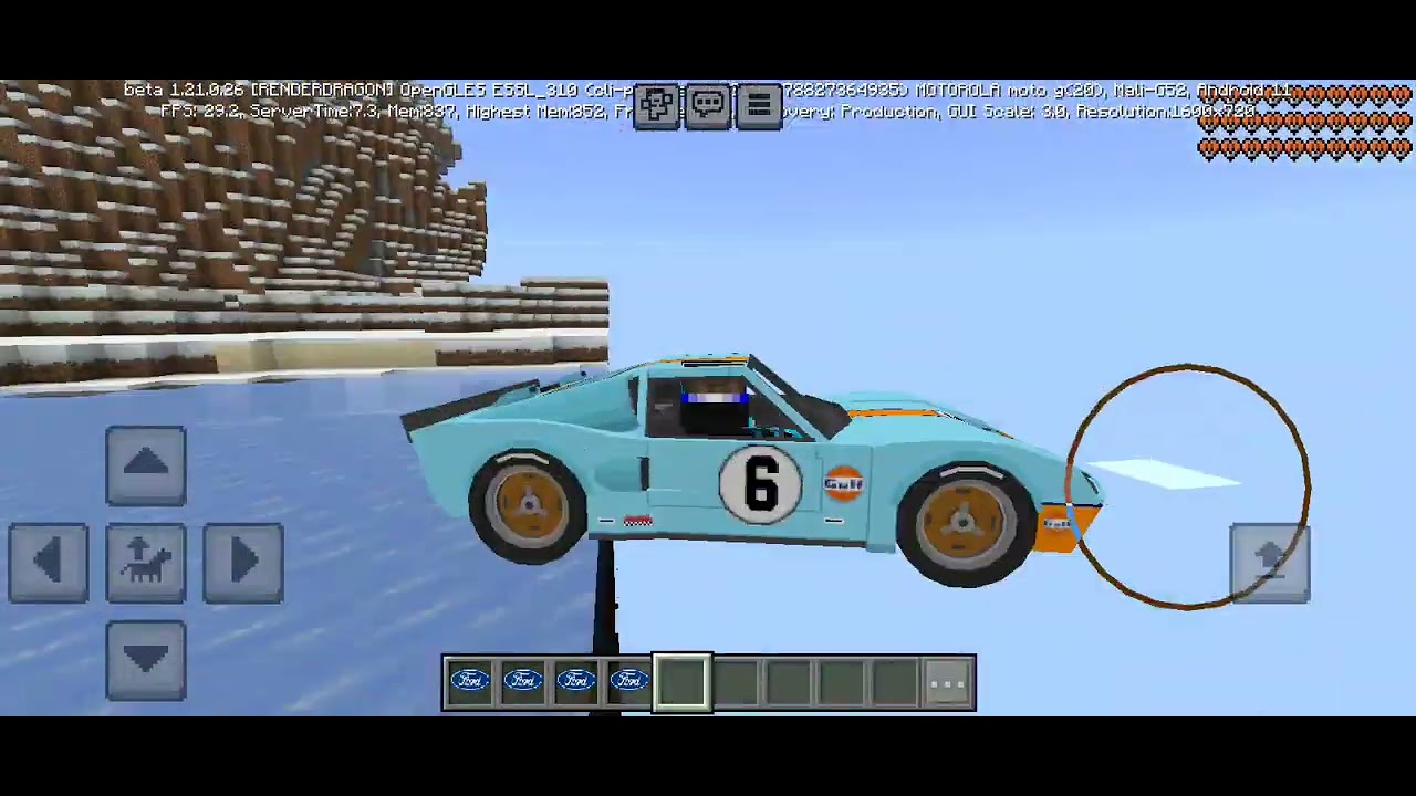 testando os carros da Ford do Minecraft (mods) - YouTube