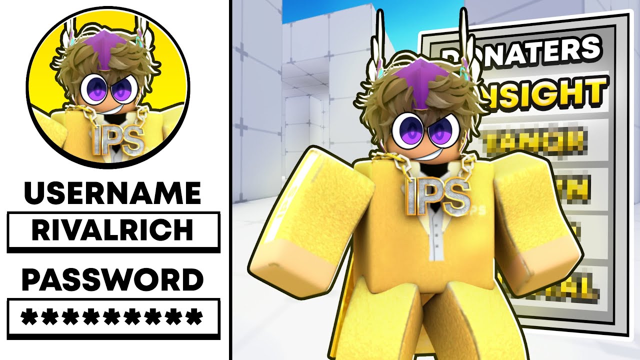 I Logged Into The RICHEST Players Account In Roblox Rivals.. - YouTube