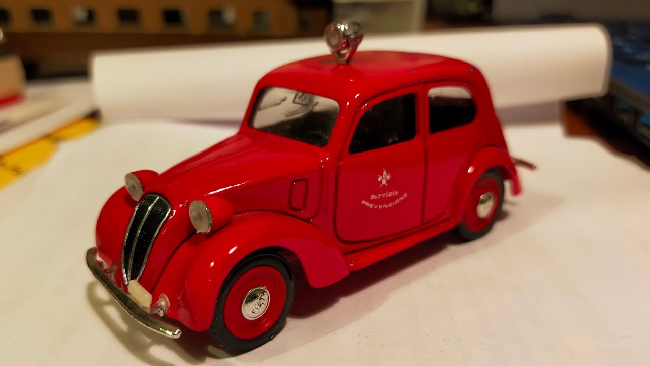 Fiat 508C Balilla 1/43 Brumm - YouTube