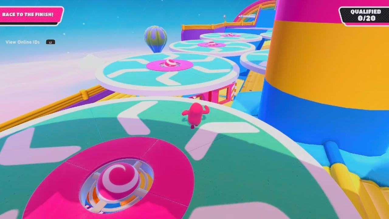 Sweating on alt fall guys lobby - YouTube