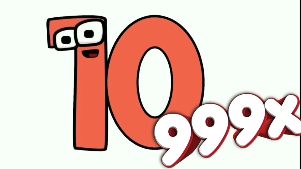 Number Lore (1-10) (999x speed) - YouTube