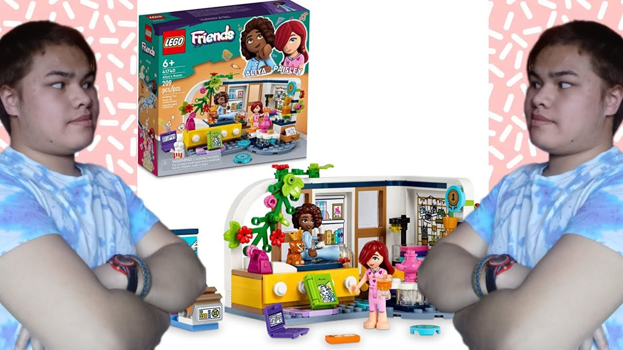 Building LEGO Friends room set pt4 - YouTube