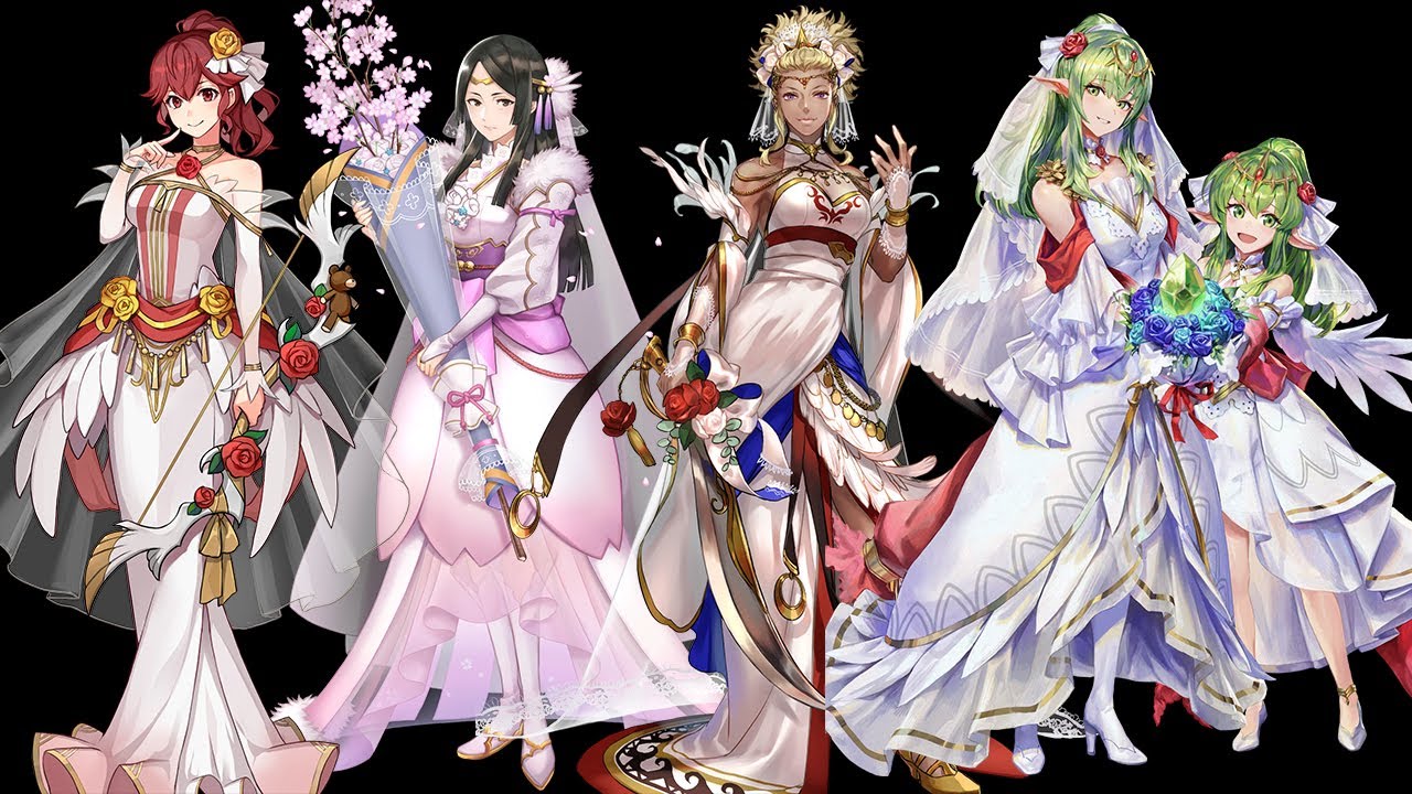Fire Emblem Heroes: Voice Clips - Bridal Dreams (Anna, Say'ri, Flavia, Adult Tiki & Young Tiki ...