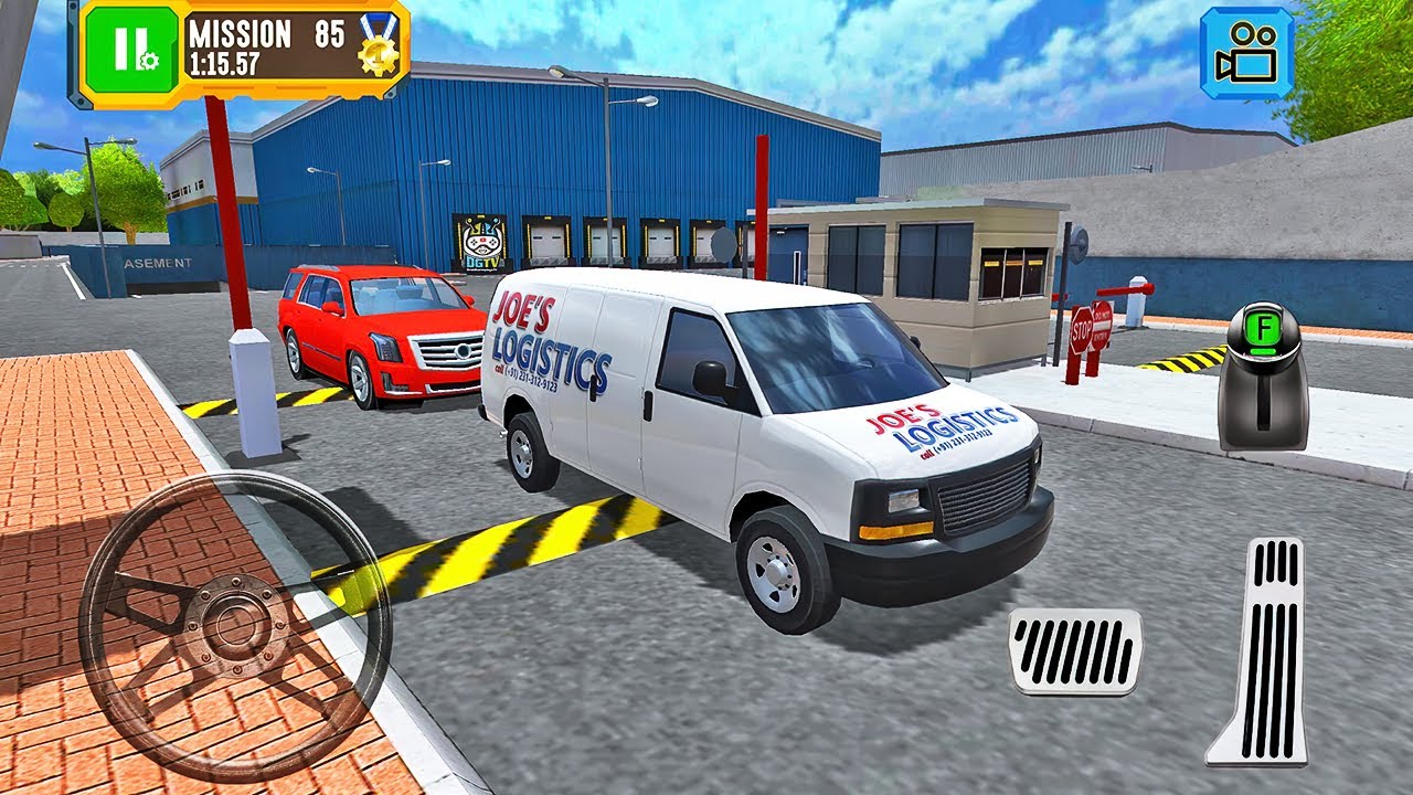 Warehouse Logistics Truck Driving - Truck Driver: Depot Parking ...