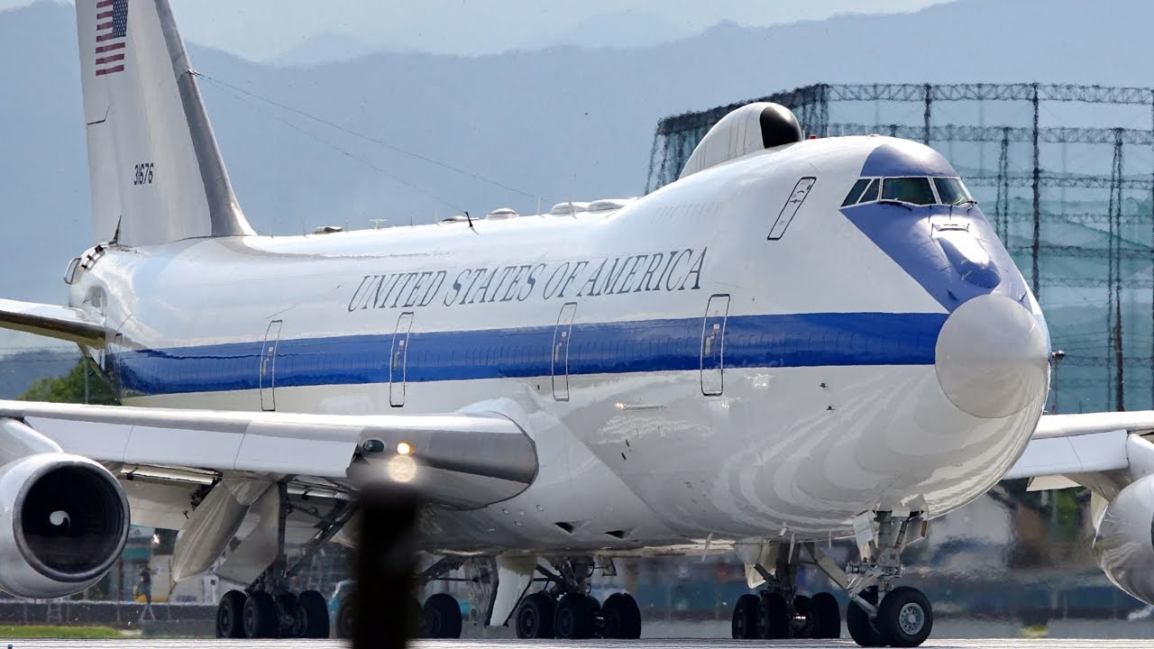USAF Nightwatch E-4B ナイトウォッチ Yokota Airbase 横田基地 2023/6/1 Doomsday ...
