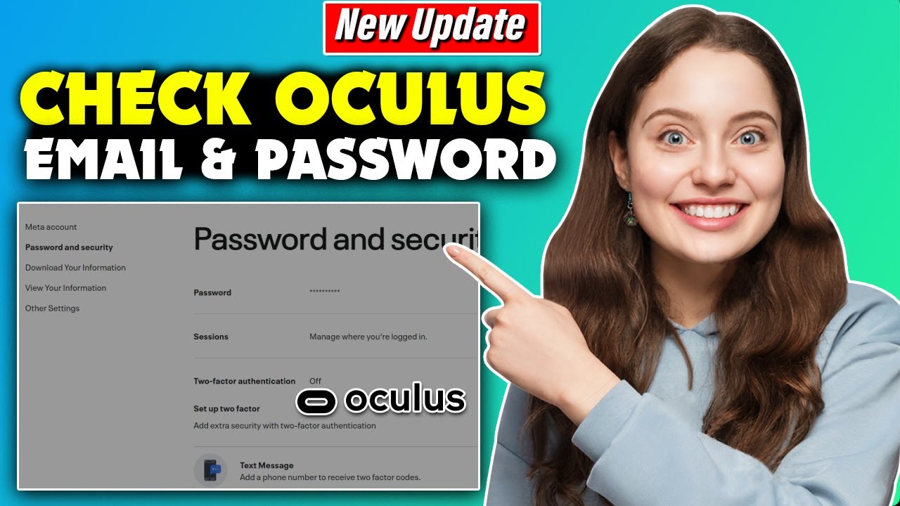 How to check your oculus email and password - Full Guide - YouTube