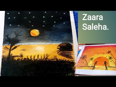 Beautiful Drawing Made By Zaara And Saleha. - YouTube